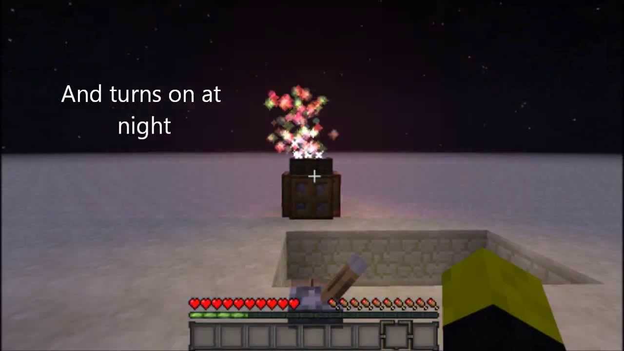 How to build a firework battery in Minecraft - YouTube