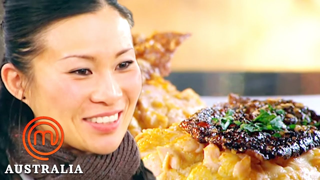 Chocolate & Salmon Christmas Ingredient Challenge | MasterChef ...