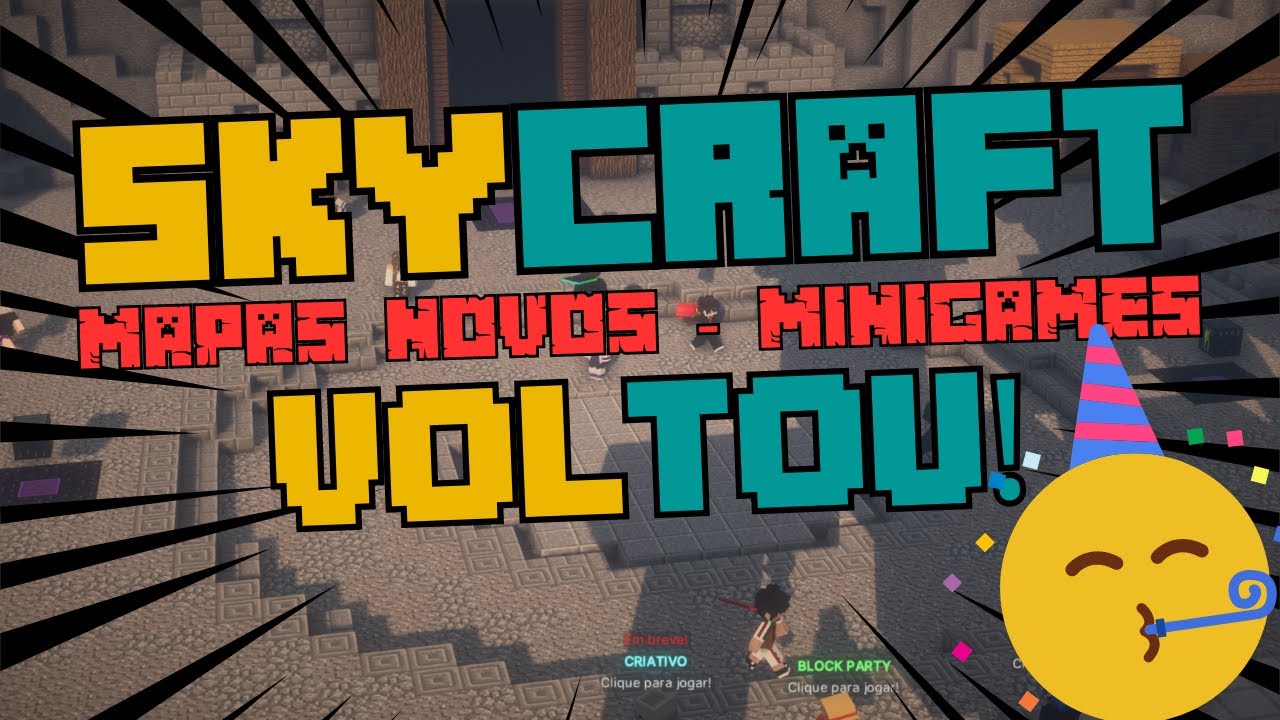 SKYCRAFT VAI VOLTAR! 一 NOVIDADES DO SERVER - YouTube