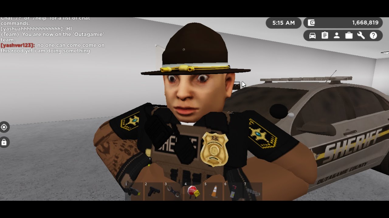 Roblox Roleplaying as a Sheriffs Deputy in Greenville WI PART 1 - YouTube