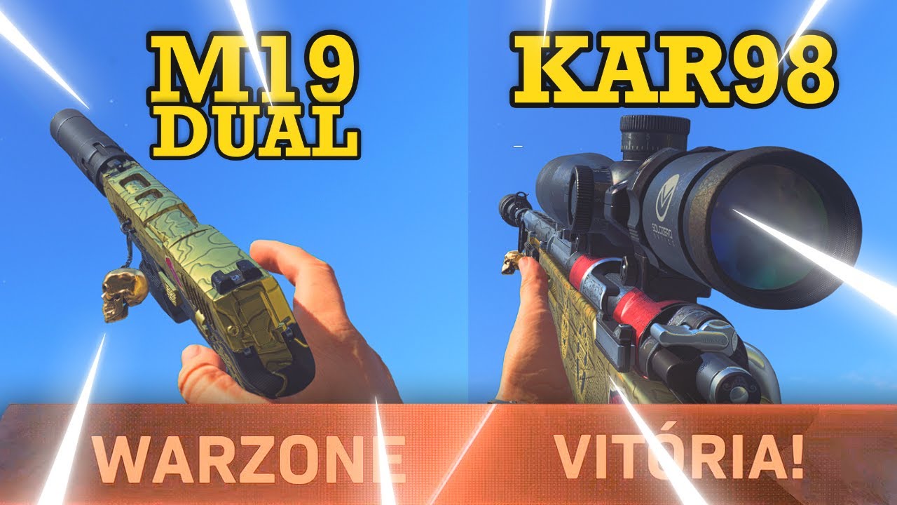 MELHORES CLASSES de KAR 98 e M19 DUAL AKIMBO no WARZONE - YouTube