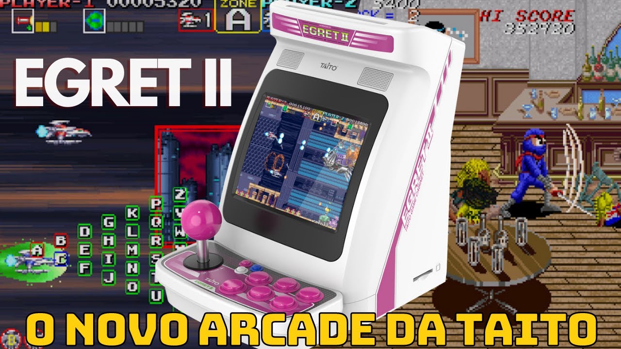 EGRET II - O MINI ARCADE DA TAITO - YouTube