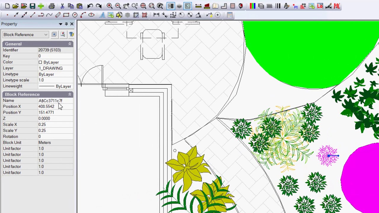 Handling landscape designs from the AutoCAD environment - YouTube
