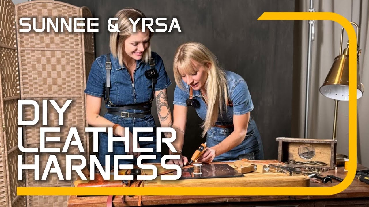 DIY Leather Harness - Step Up Your Wardrobe - YouTube