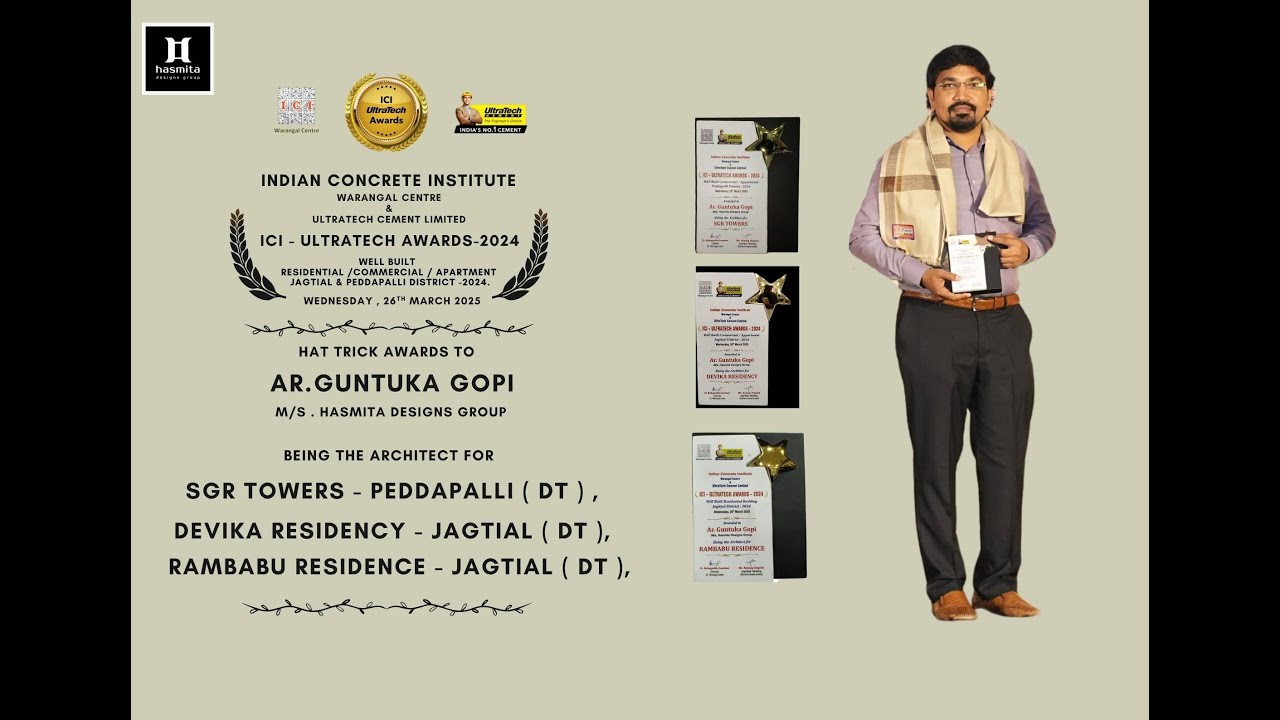 ICI - INDIAN CONCRETE INSTITUTE - AWARDS WARANGAL CENTRE - 2024#awards ...