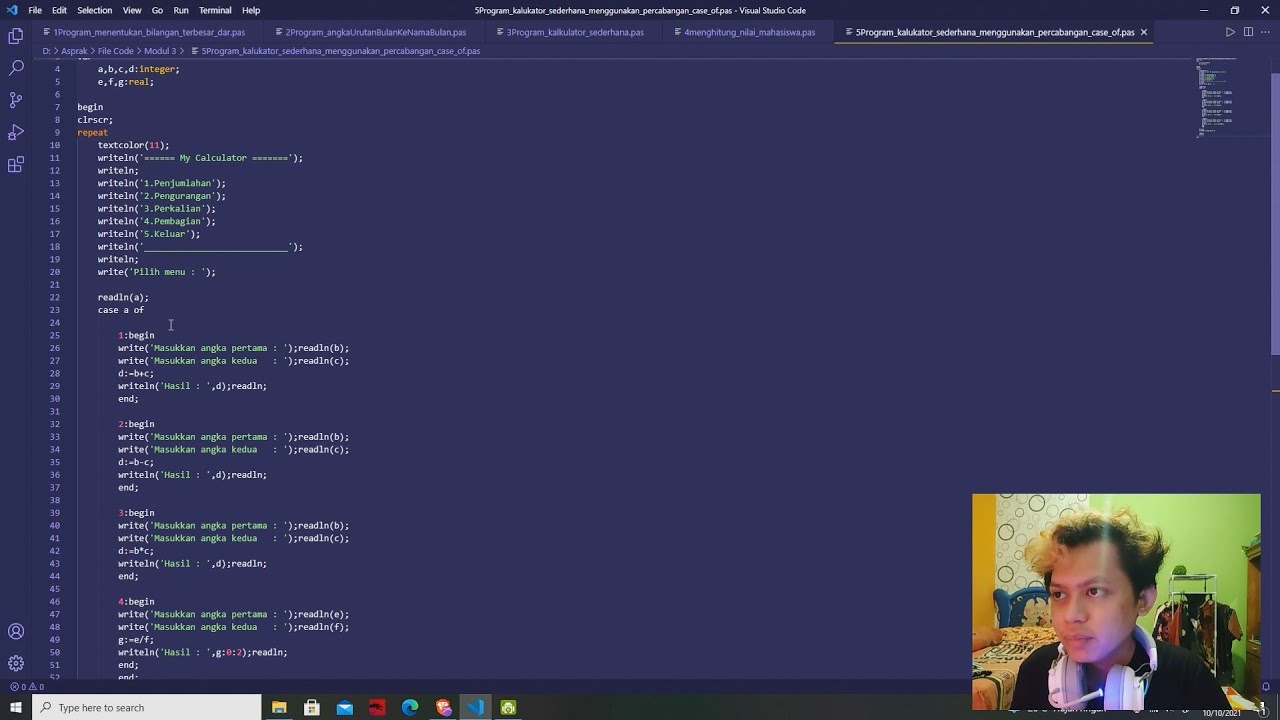 Percabangan (Decision) Pada Pascal - YouTube