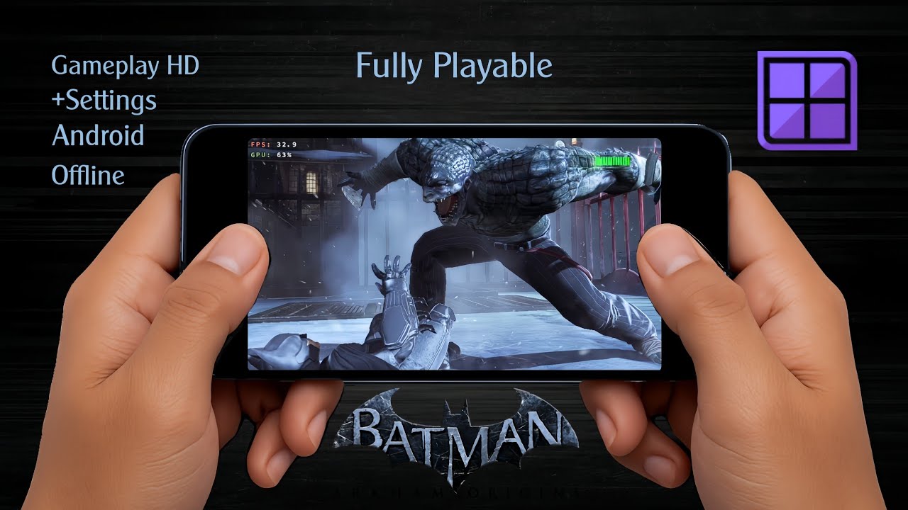 🔥Batman - Arkham Origins On Mobile - Gameplay + Best Settings on ...