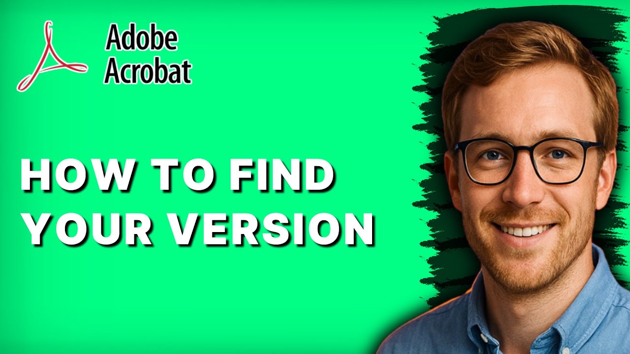 How to Find Your Version of Adobe Acrobat Pro [2026 Full Guide] - YouTube