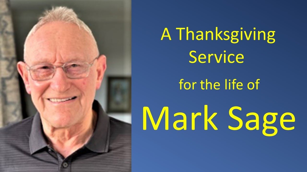 Mark Sage - Thanksgiving Service . - YouTube