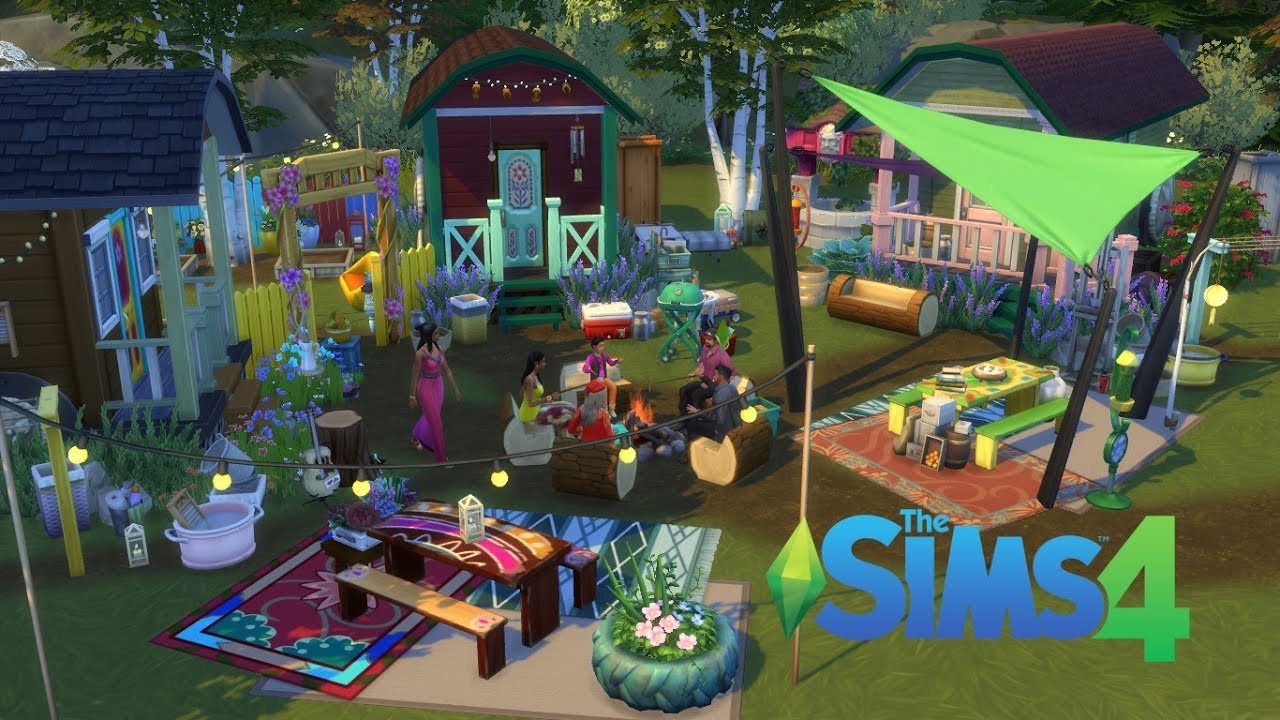 The sims 4 - Gypsy camp | Laundry Day Stuff | by AndySister - YouTube