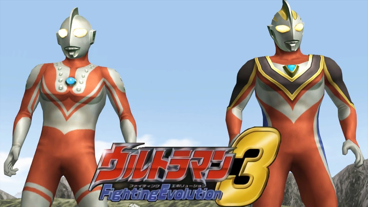 [PS2] Ultraman Fighting Evolution 3 - Tag Mode - Zoffy and Ultraman ...