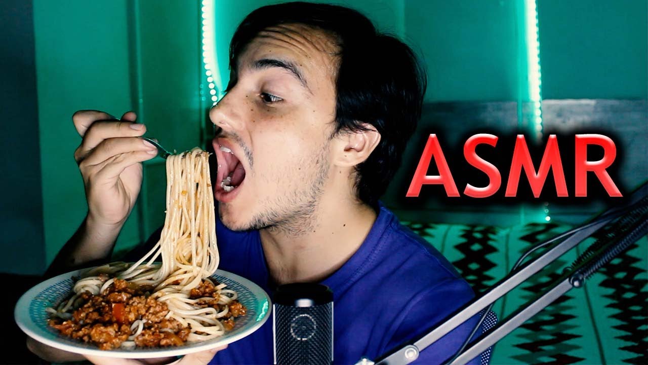 Comiendo Spaghetti ASMR 🍝 - YouTube