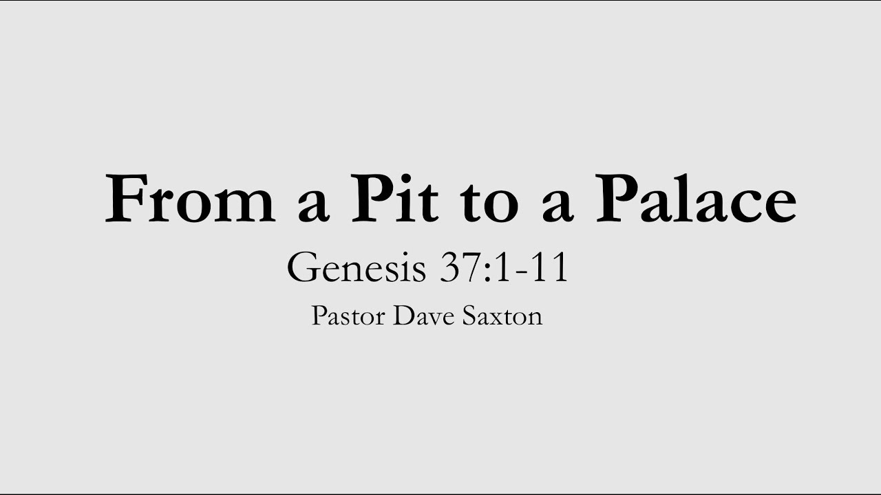 Joseph and His God | Genesis 37:1-11 - YouTube