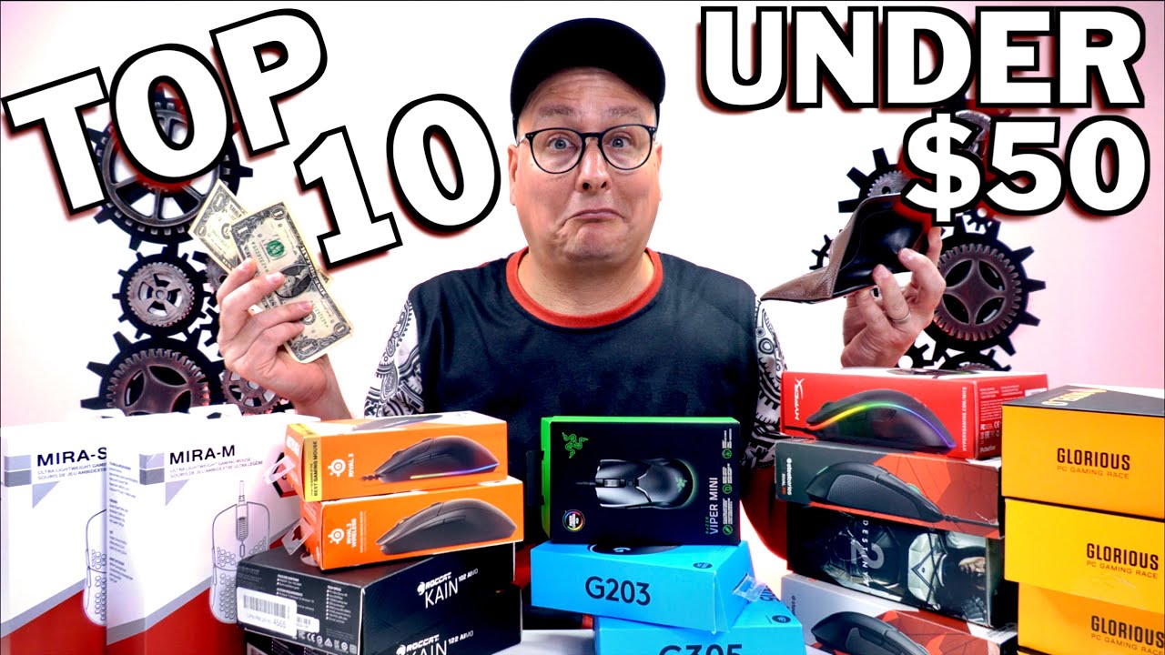 Top 10 Budget Gaming Mice, UNDER $50 - YouTube