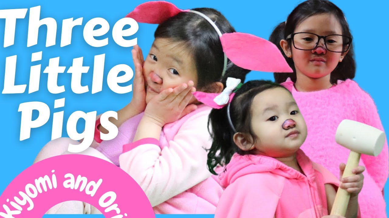 THE THREE LITTLE PIGS 3D STORY and SONG #threelittlepigs ...