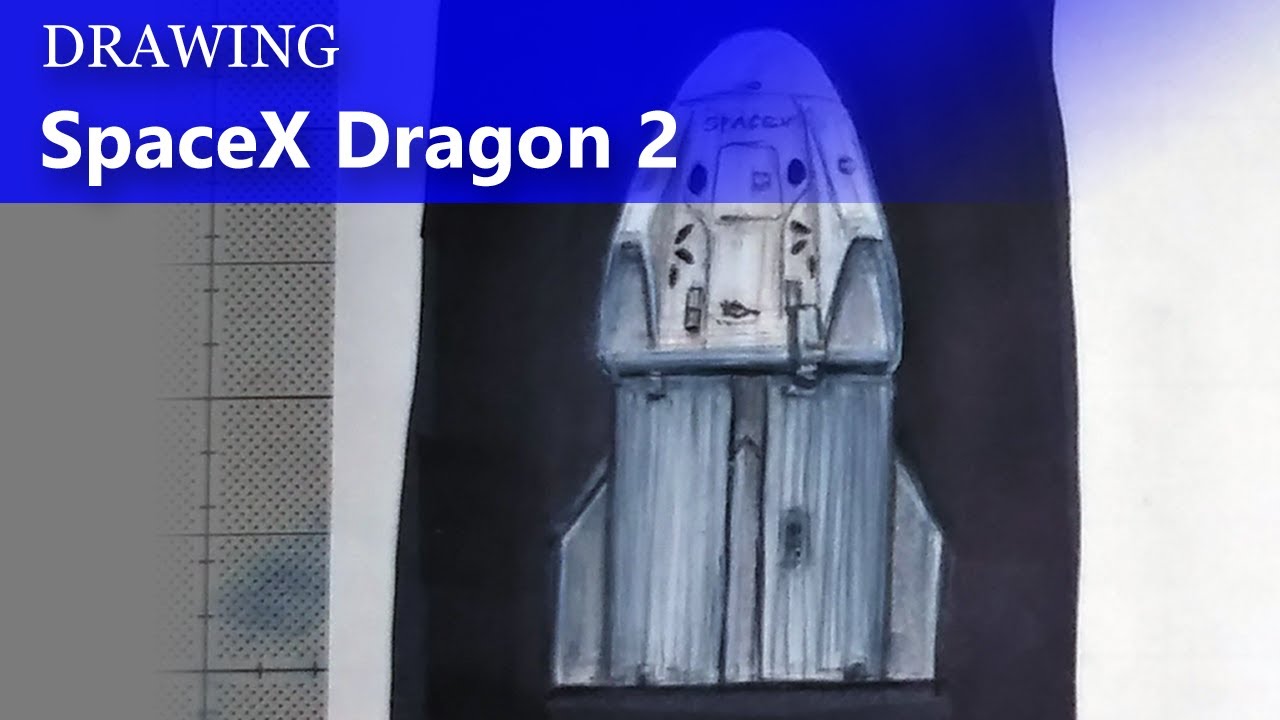 SpaceX Dradon2 | Drawing: Top view - YouTube