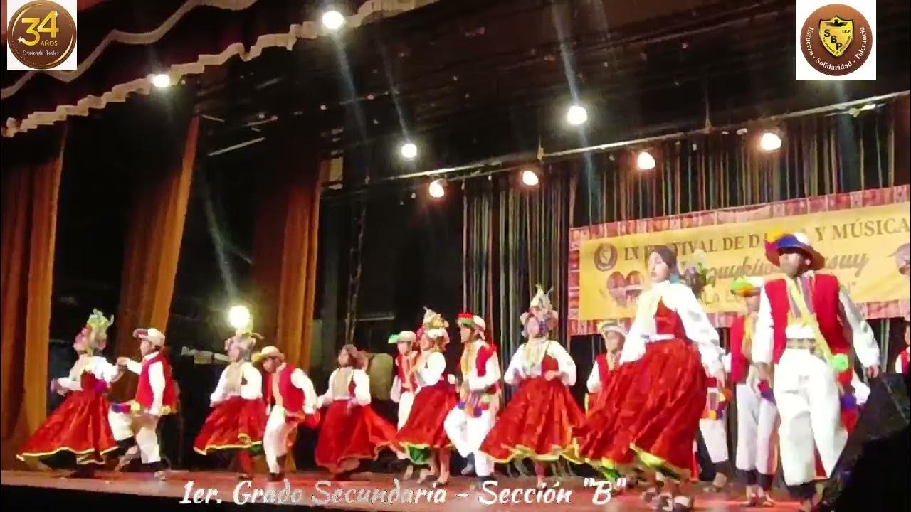 Danza Imilla Muniri - 1er. Grado "B" Secundaria IEP San Benito de Palermo - YouTube