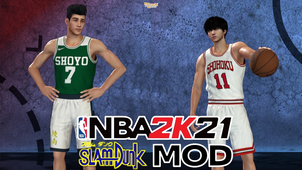 NBA 2K21 Slam Dunk MOD: Shoyo-Ryonan vs Shohoku - YouTube