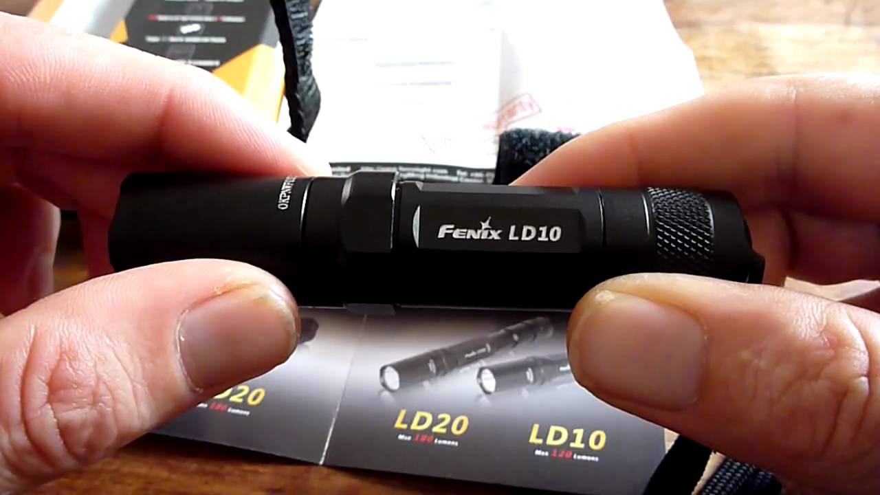 FENIX LD10 LD01 ULTRA BRIGHT COMPACT L E D TORCH REVIEW - YouTube