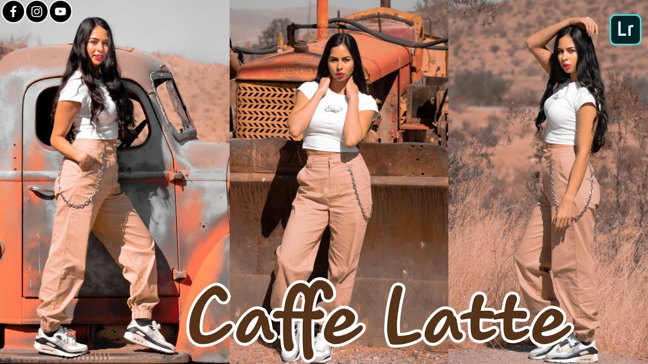 CAFFE LATTE PRESET | Free Premium Lightroom Mobile Preset Brown Tone Tutorial - YouTube