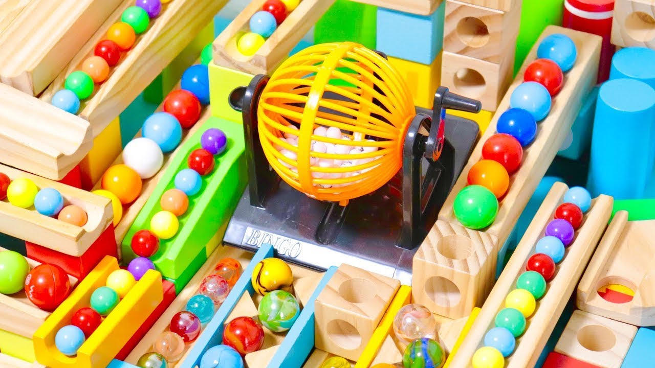 Marble Run Good sound super special bingo ball explosion! ASMR # ...