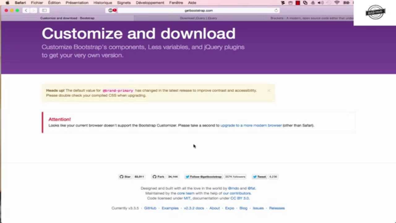 Formation bootstrap 3 cours 1 : Introduction & installation - YouTube