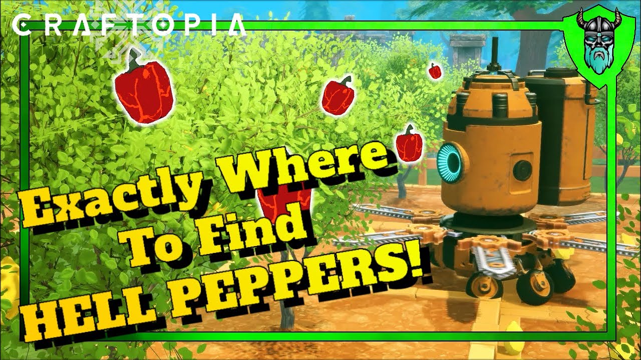 Craftopia : How and where to find Hell Peppers and Seeds! - YouTube