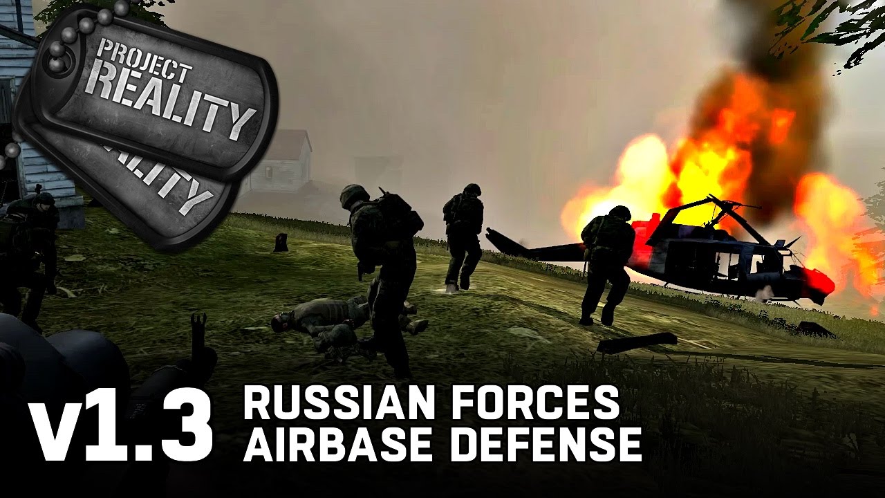 Russian Forces Airbase Defense - Project Reality v1.3 - YouTube