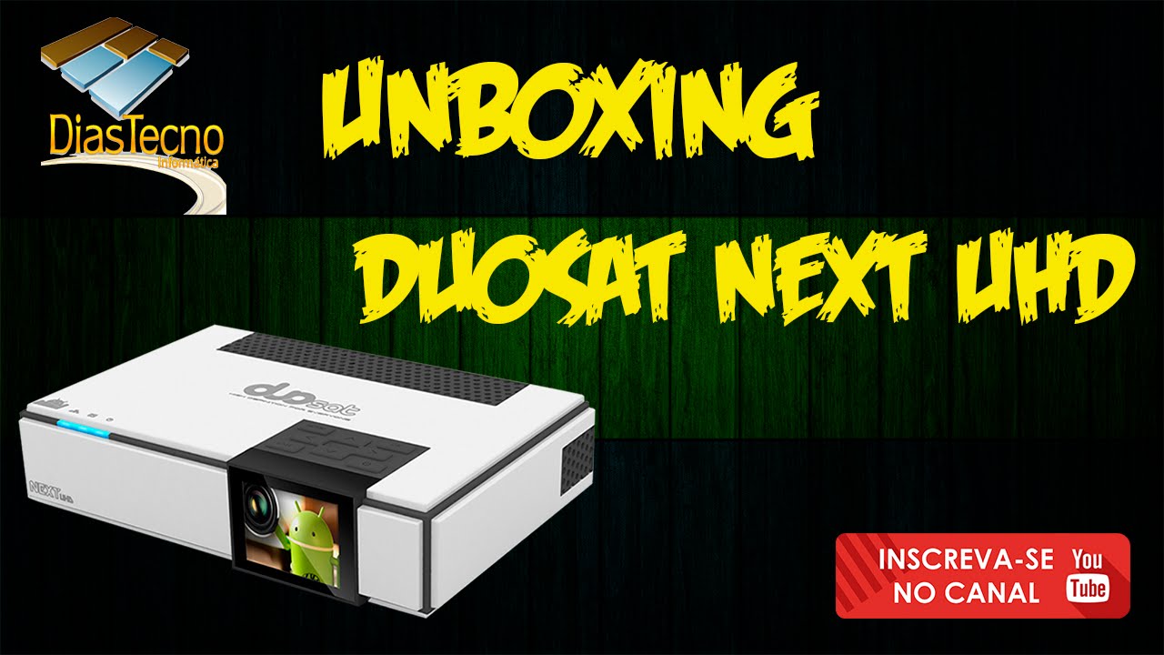 DuoSat Next UHD Receptor Android : Unboxing Review - YouTube