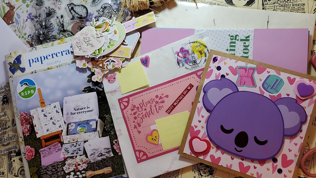 Happy Mail and Unboxing Jan & Feb PaperCraft Subscription Boxes - YouTube
