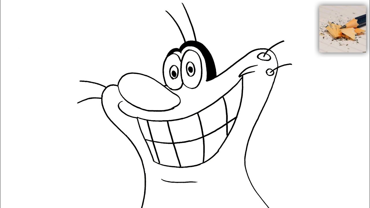 How to Draw Oggy Easy | Oggy Drawing - YouTube