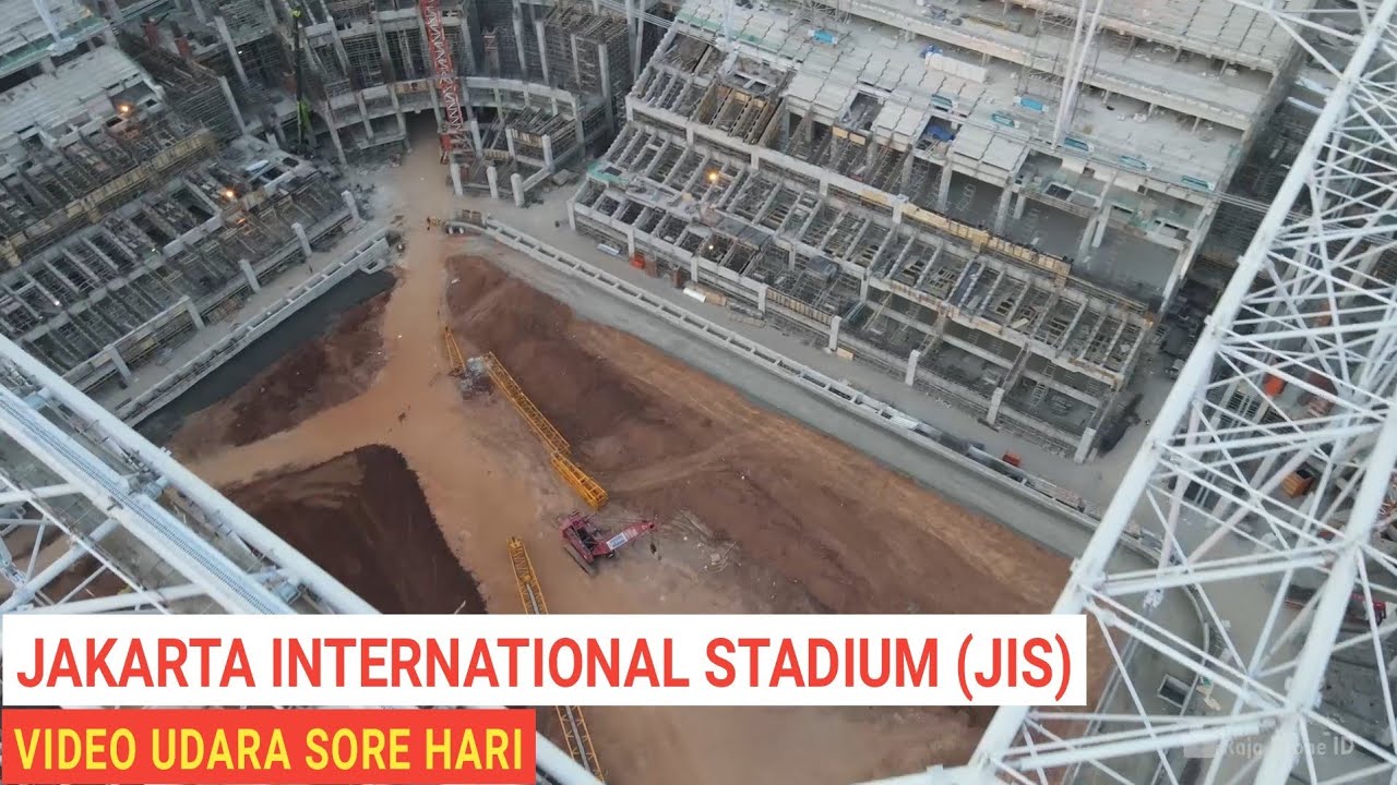 Jakarta International Stadium (JIS) Terbaru Agustus 2021 dari Udara ...