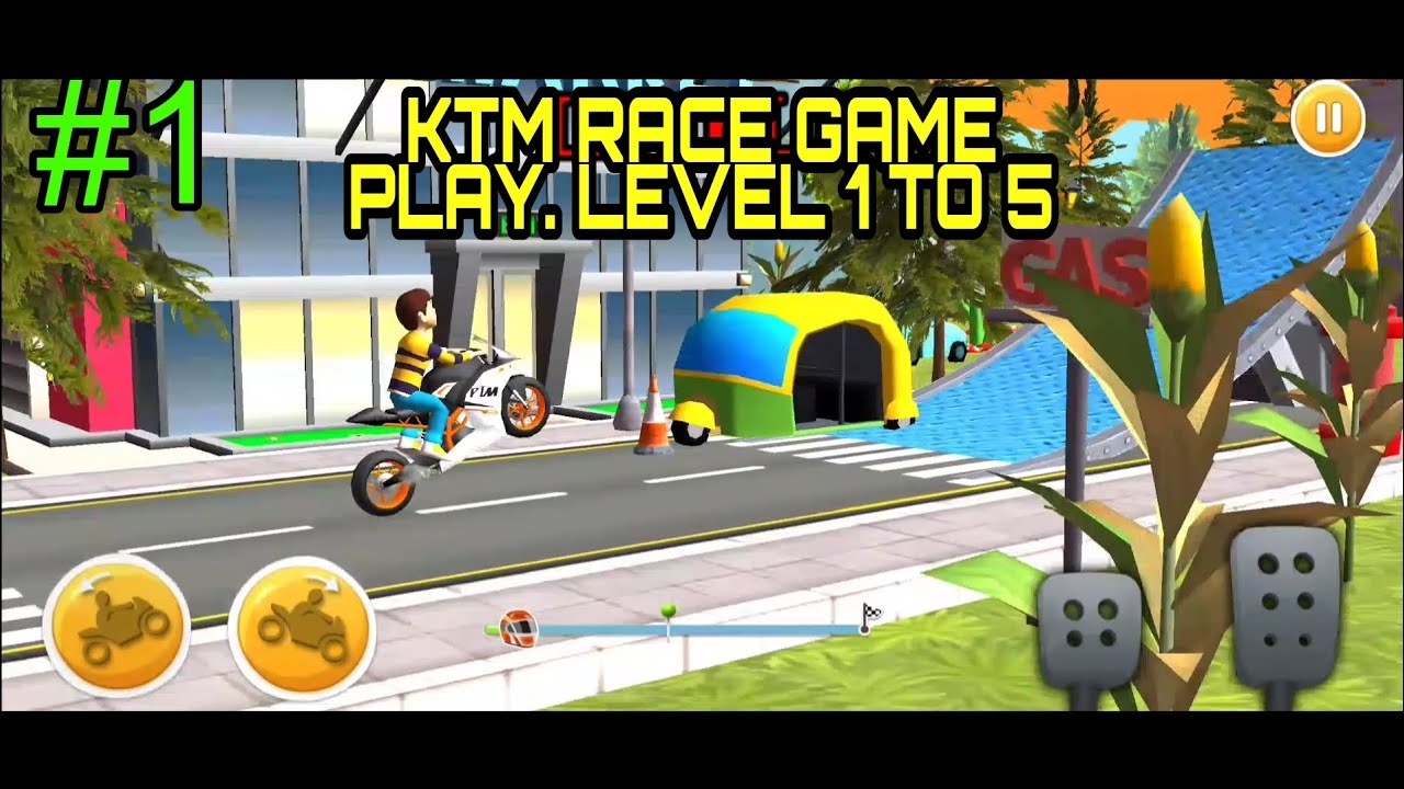 KTM RACE GAME PLAY [LEVEL 1 TO 5] #1 @YouTube #gaming #subscribe # ...