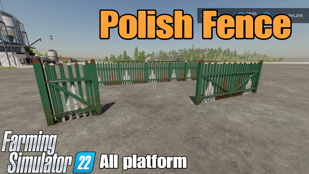 Polish Fence / FS22 mod for all platforms - YouTube