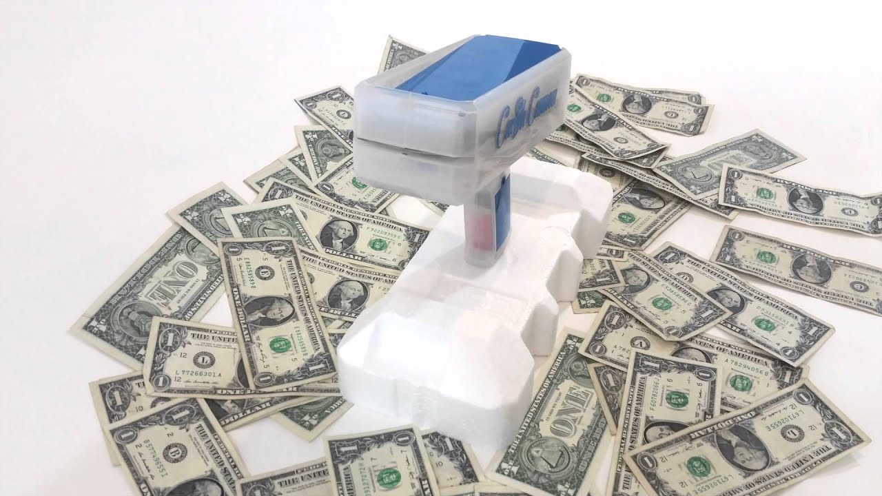 Cash Cannon 2 - The Light Show money gun - YouTube