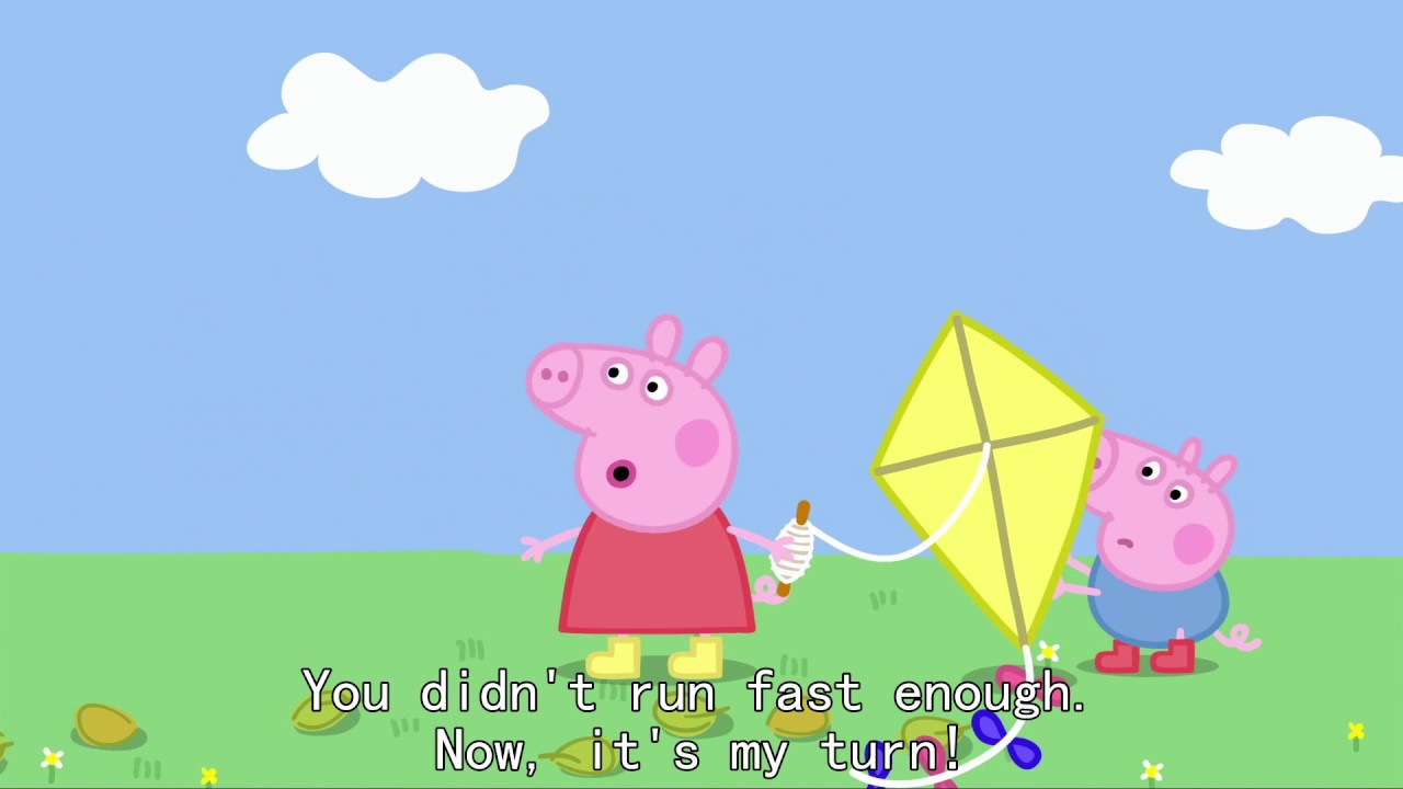 Peppa Pig 粉紅豬小妹 S114 【Flying a Kite】英語版1080P - YouTube