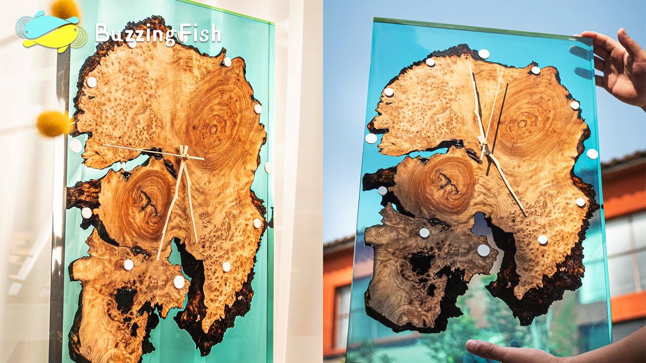 🕒 Amazing Clock From Resin | Resin Art Tutorial 🕒 - YouTube