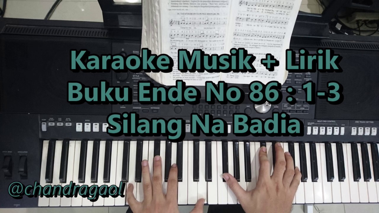 Karaoke Musik + Lirik Buku Ende 86 Silang Na Badia || Lagu Rohani Batak ...