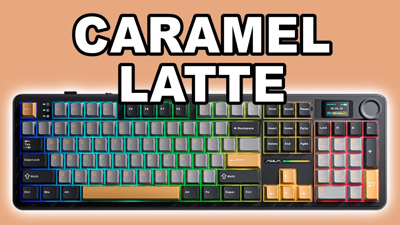 Aula Wind F108 Pro Wireless/2.4G/Wired Mechanical Keyboard Review - YouTube