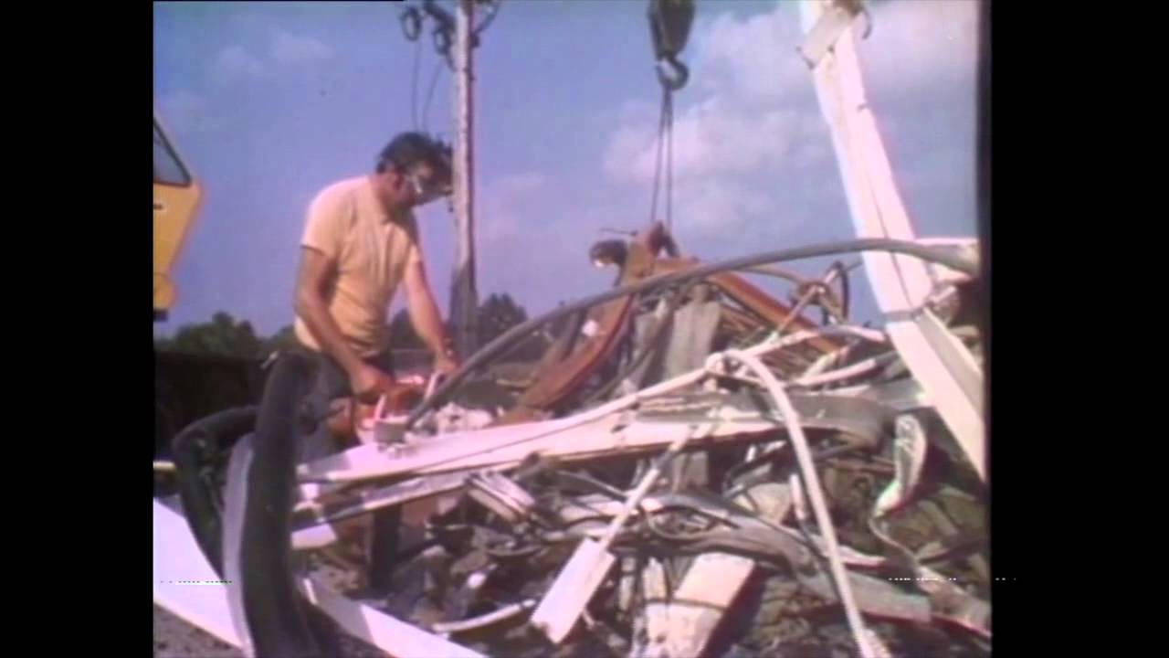 CKVR Tower Crash Stock Footage (1977) - YouTube