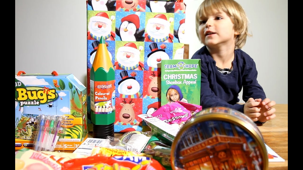 Christmas Charity Shoe Box Shopping with Sammie - YouTube