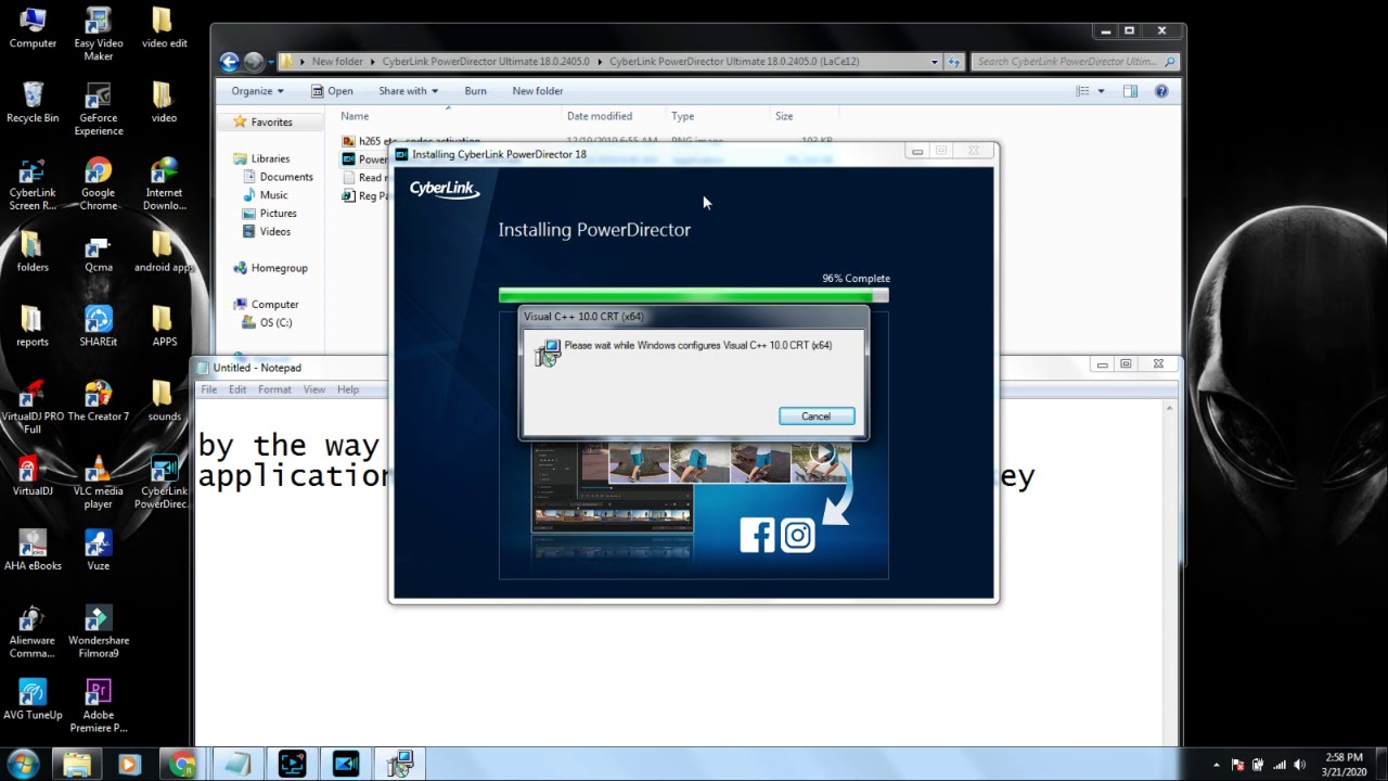 How to install CYBERLINK PRE ACTIVE (WITH LINK!!!!) - YouTube