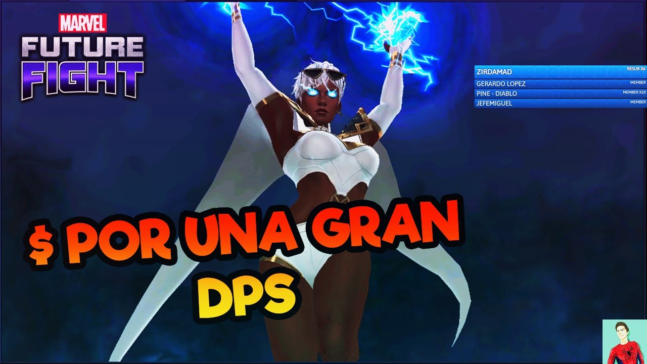 [MARVEL FUTURE FIGHT] STORM NUEVO UNIFORMDE DE VERANO LVL80 - YouTube