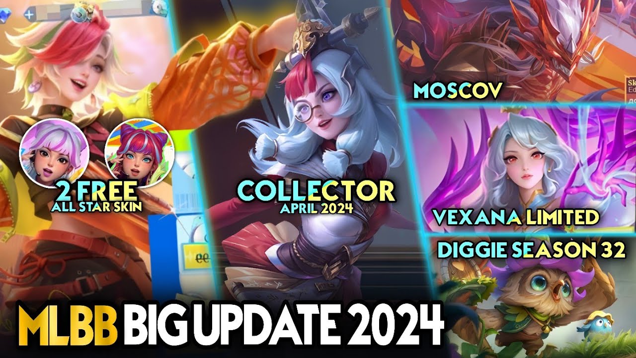 FREE 2 ALL STAR SKIN | APRIL COLLECTOR | MLBB SEASON 32 & NEW HERO 125 ...
