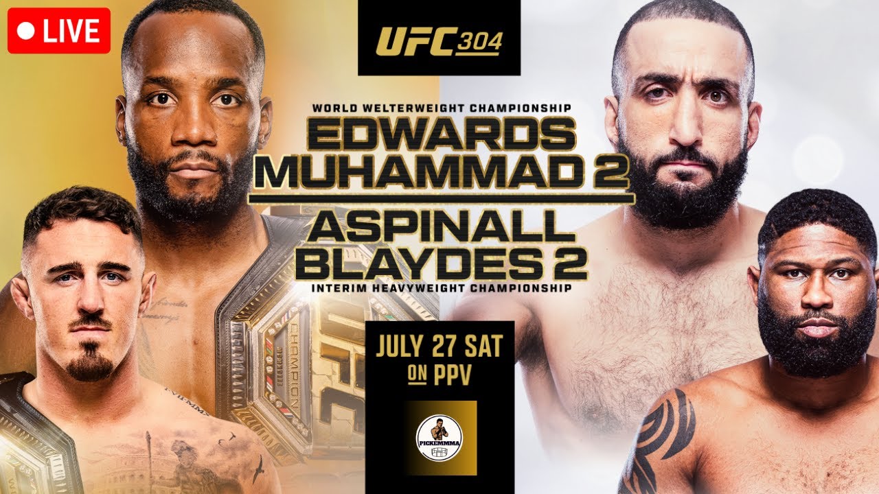 UFC 304: Edwards vs. Muhammad 2 Live Stream - YouTube