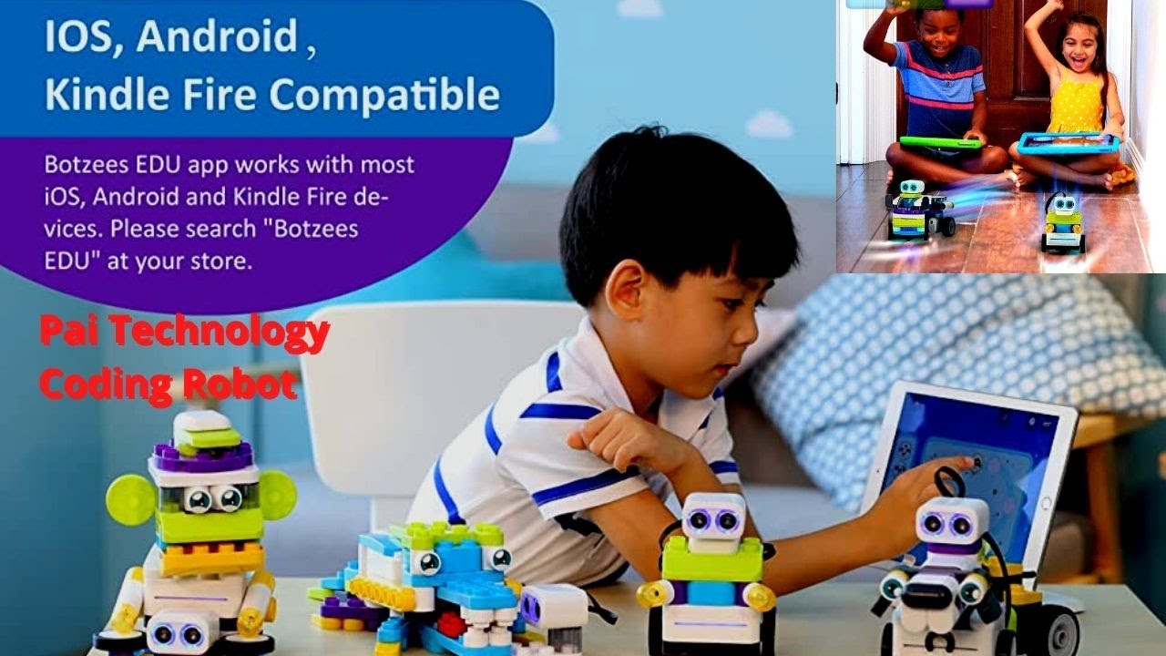 Pai Technology Coding and Learning Robot Fun with Botzees STEM Toys ...
