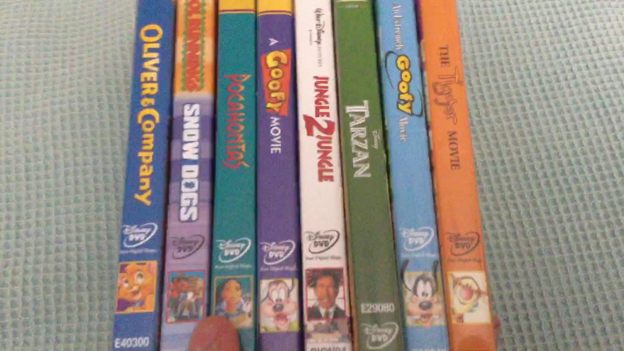 My Disney Videos DVD Collection - YouTube