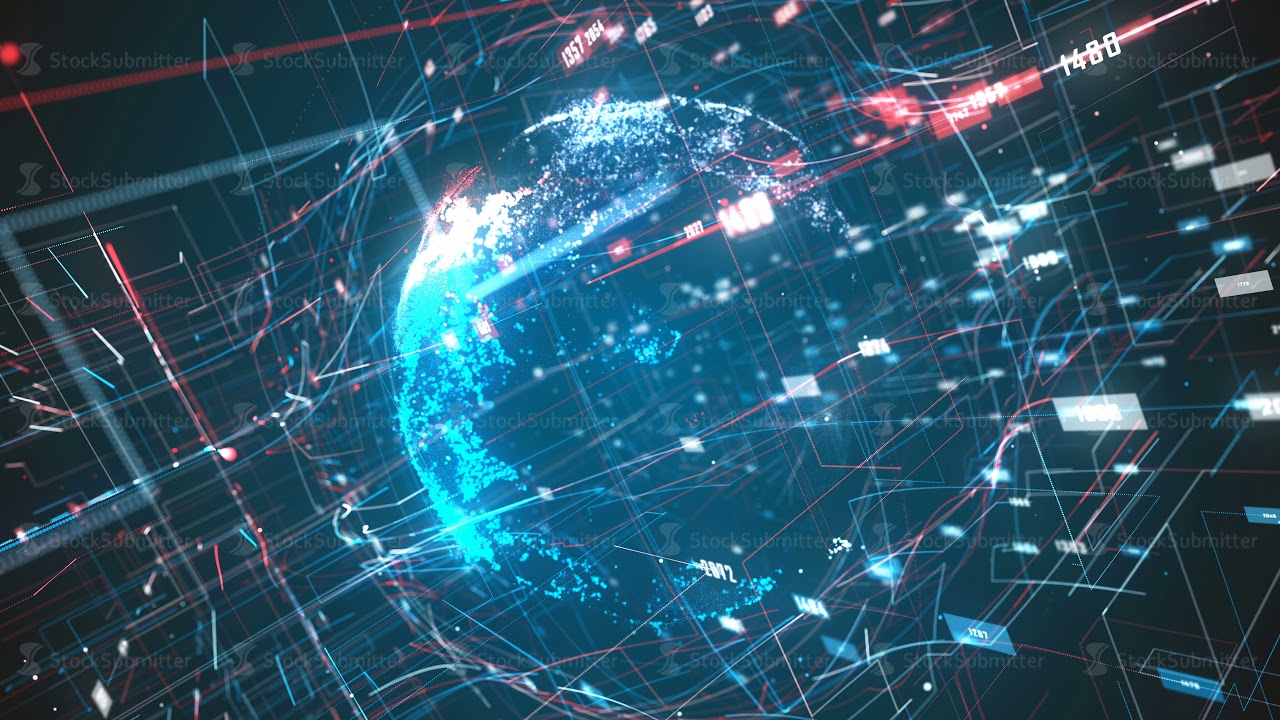 Science abstract technology.Globalization background - YouTube