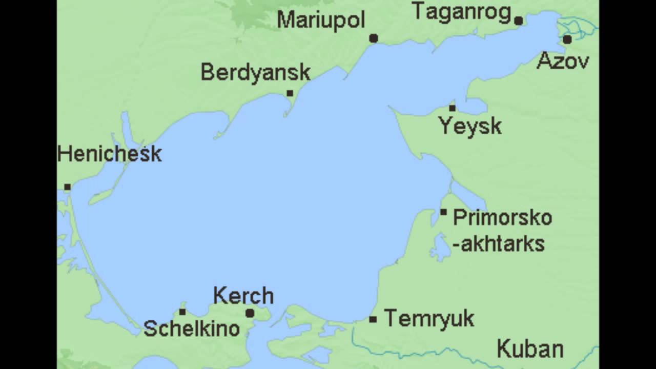 Sea Of Azov Map