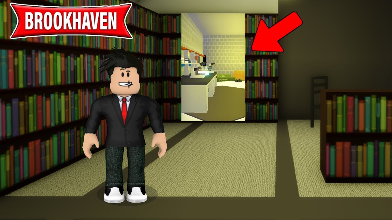 NOVO LUGAR SECRETO NA NOVA LIVRARIA NO BROOKHAVEN RP (Roblox) - YouTube